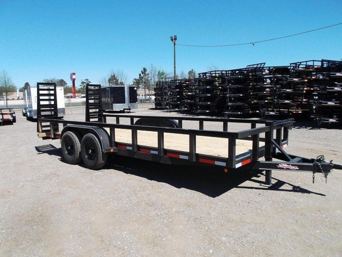 New 2026 J&C Trailers 83x20 14K Utility Trailer / 7K Axles / 3" Square ...