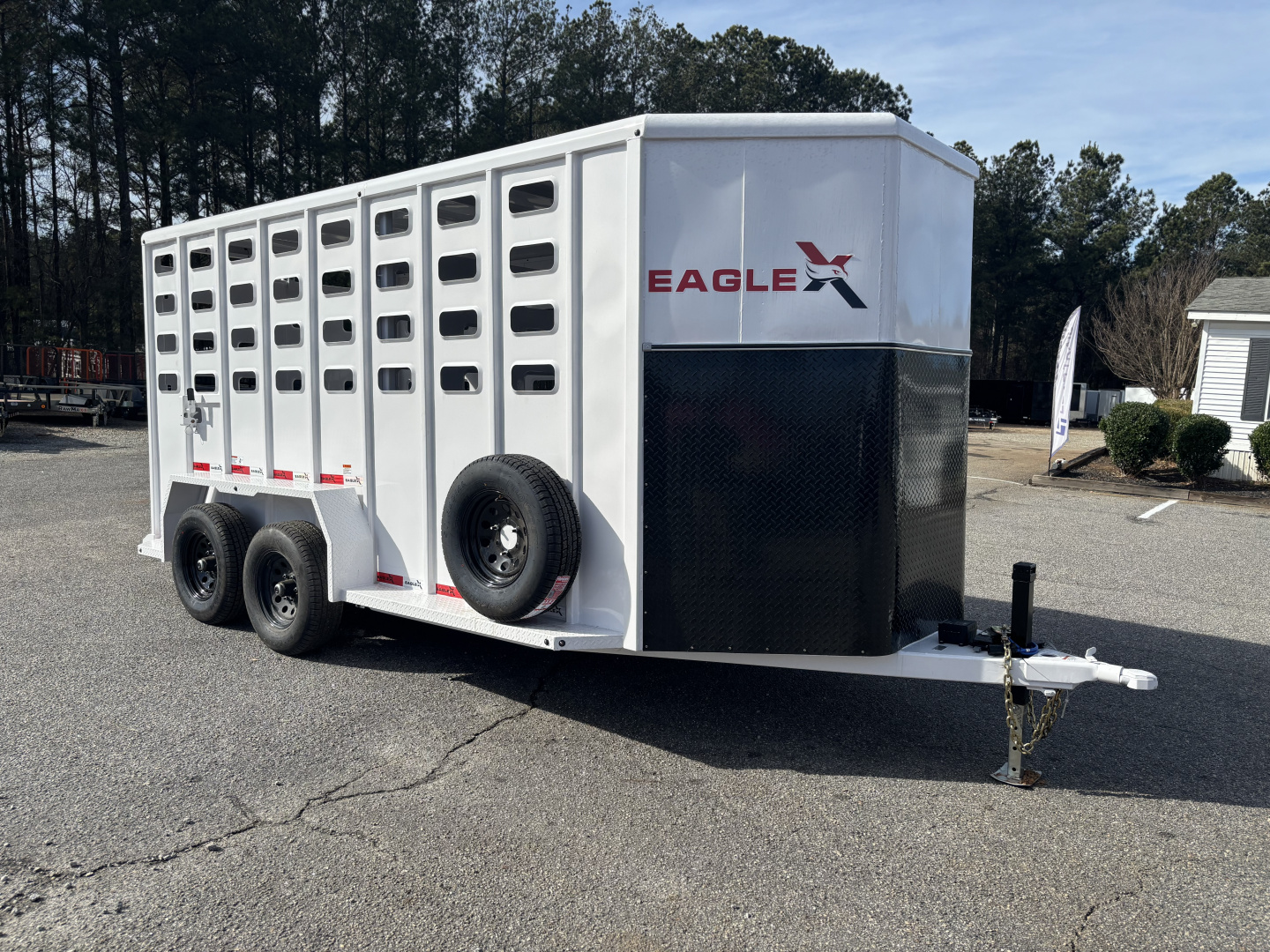 New 2026 Eagle X Trailers 16X6'8" LIVESTOCK Stock / Stock Combo Trailer ...