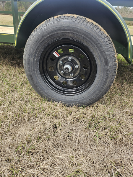 New 2026 Long Run Trailers 6'4"x12' 4' gate Green Utility Trailer for ...