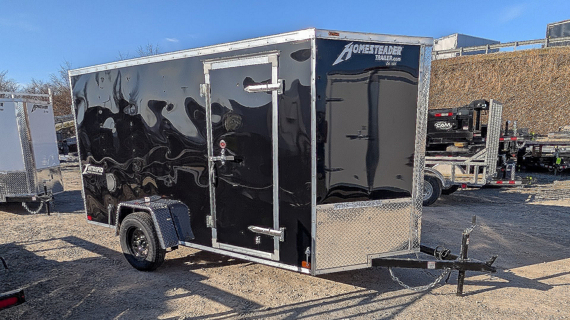 New 2026 Homesteader 6x12 Intrepid V-Nose Cargo Trailer w/ Ramp Door ...