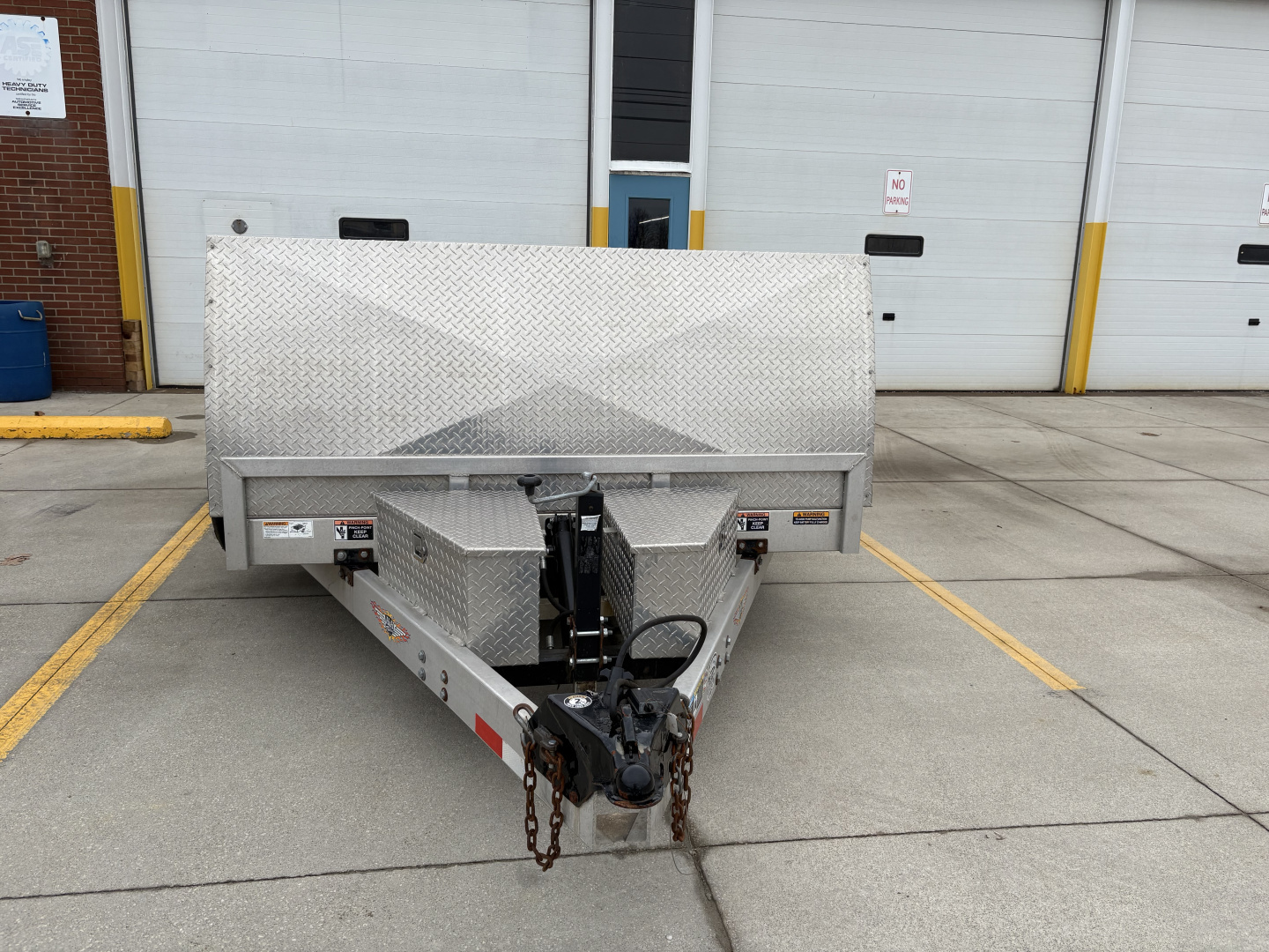 Used 2020 H&H Trailers 7'X18' Aluminum Speedloader power tilt car ...
