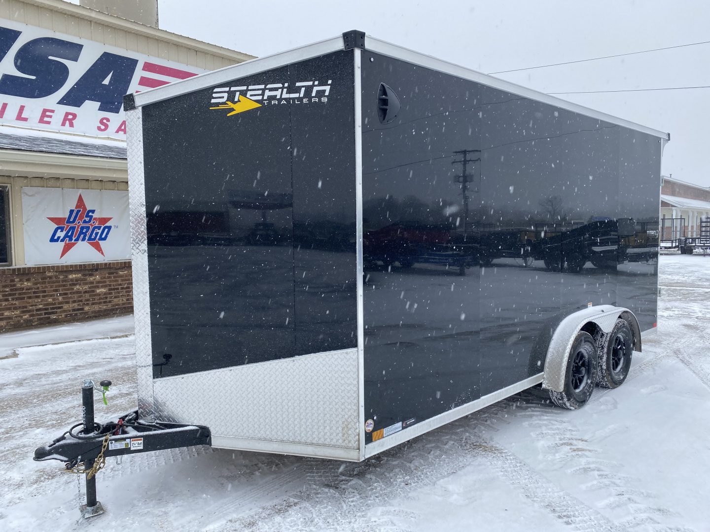 New 2026 Stealth Trailers 7.5x16 Titan w/Ramp Door & 84' Interior Cargo ...