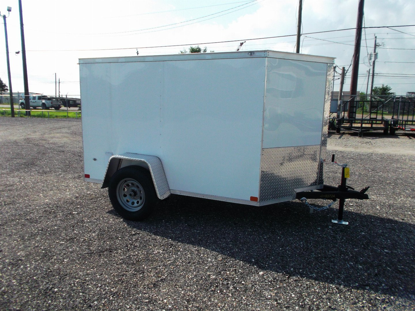 New 2026 Covered Wagon Trailers 5x8 Cargo Trailer / Enclosed Trailer / Swing Door / LED's / .030 ...