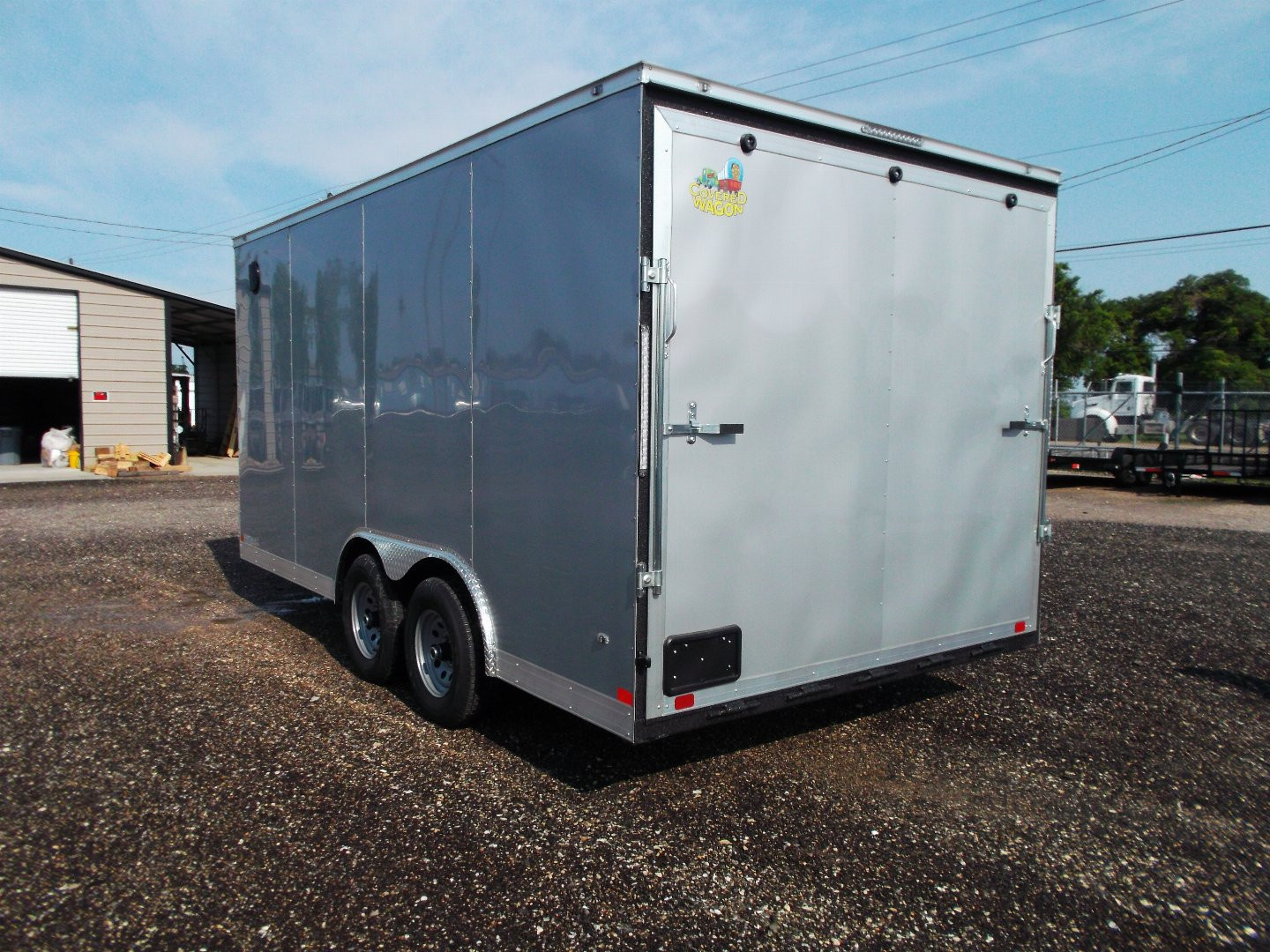 New 2026 Covered Wagon Trailers 8.5x16 Cargo Trailer / Car Hauler ...
