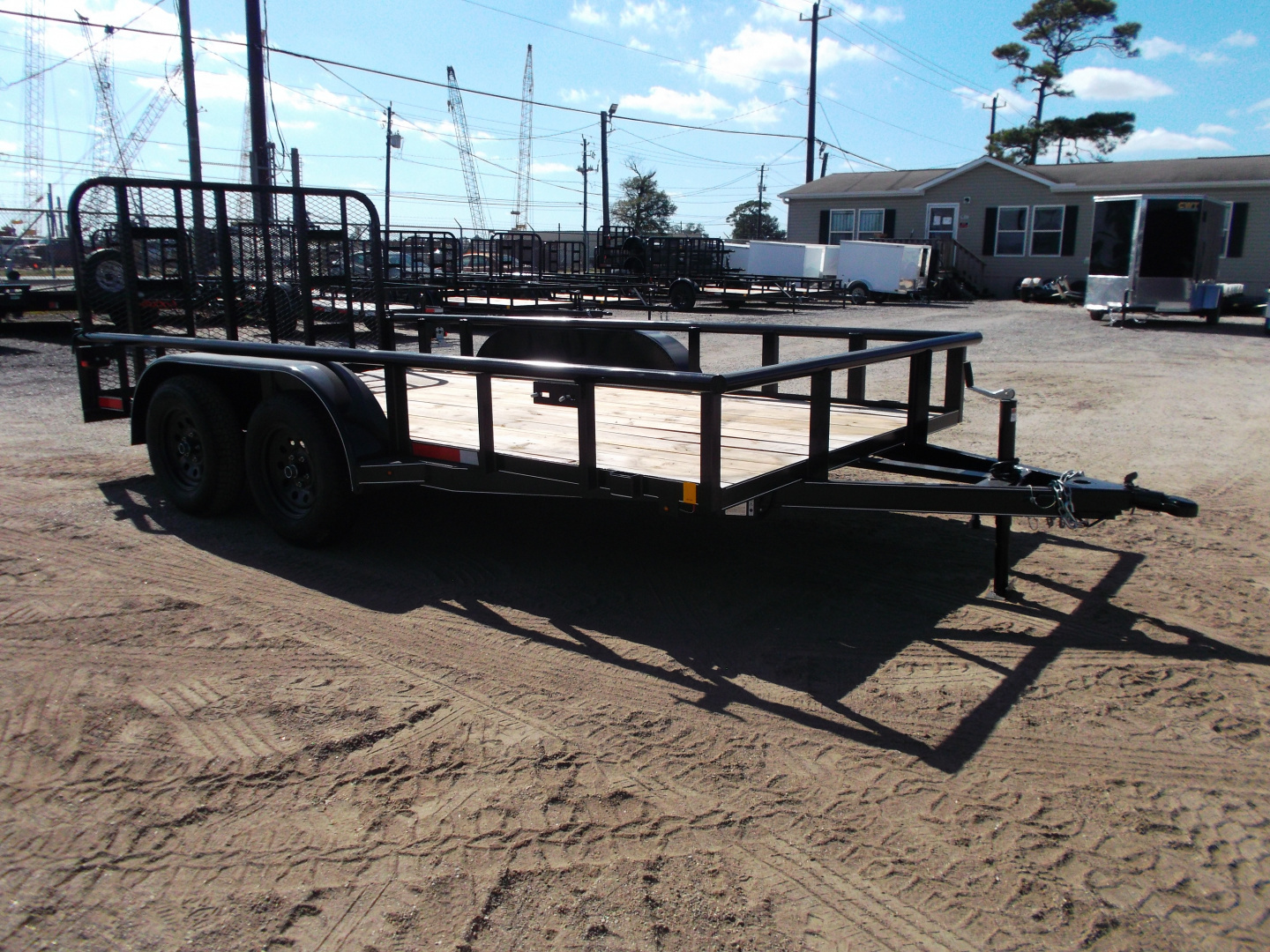New 2026 J&C Trailers 83x14 Tandem Utility Trailer / Pipetop / 4ft Ramp ...