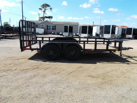 New 2026 J&C Trailers 83x14 Tandem Utility Trailer / Pipetop / 4ft Ramp ...