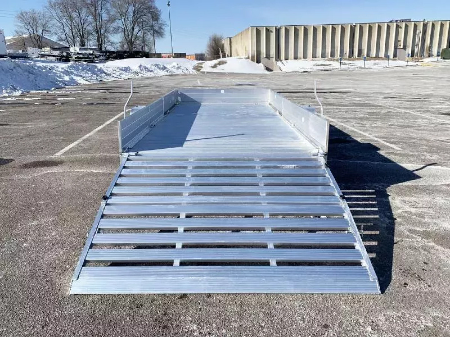 New Aluma 8114SR Aluminum ATV Trailer - Side Ramps for sale in Delano, MN