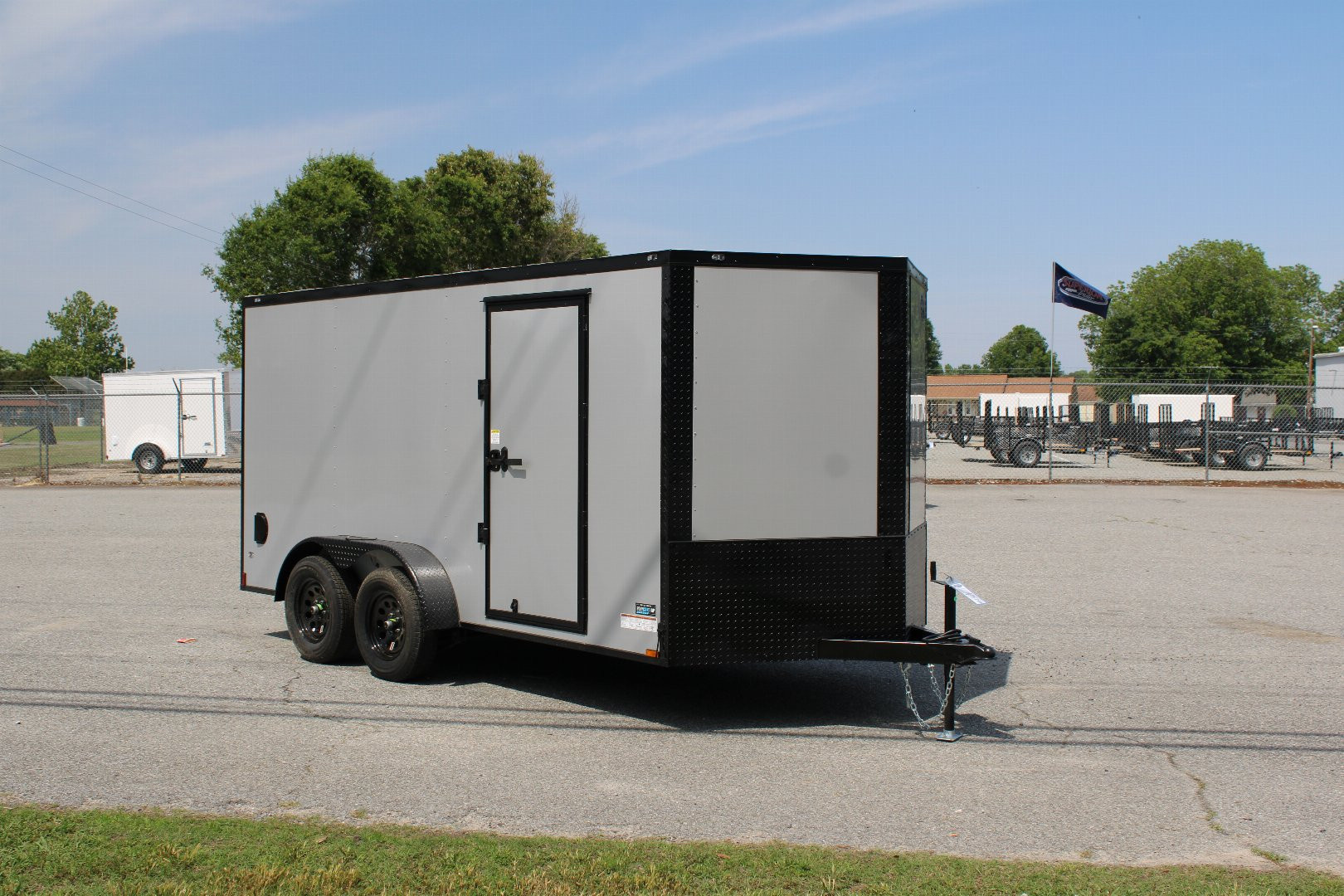 New 2026 Anvil 7X14 7K w/ Black Out Pkg & Ramp Door Cargo / Enclosed ...