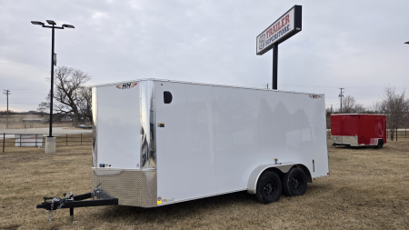 New 2026 H&H 6x12 HH Series Flat Top V-Nose Enclosed Cargo Trailer, 3K ...