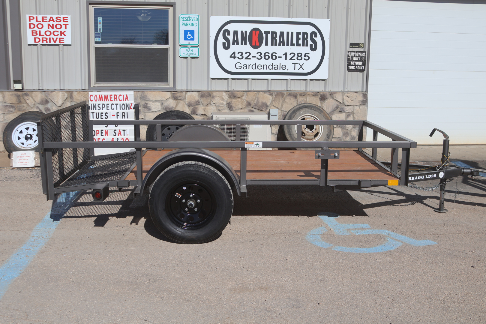 New 2026 Texas Bragg Trailers 5'X10' Square Tubing Top Utility Trailer ...