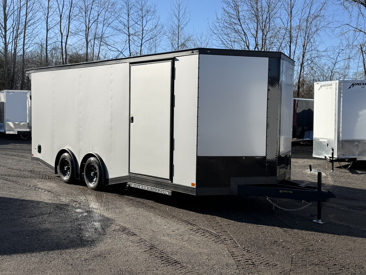 New 2026 Covered Wagon Trailers 8.5' x 20' x 7' Black Gold Cargo ...