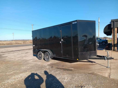 New 2026 Pace American Outback Deluxe 7x14 (7K) Tandem Axle Enclosed ...