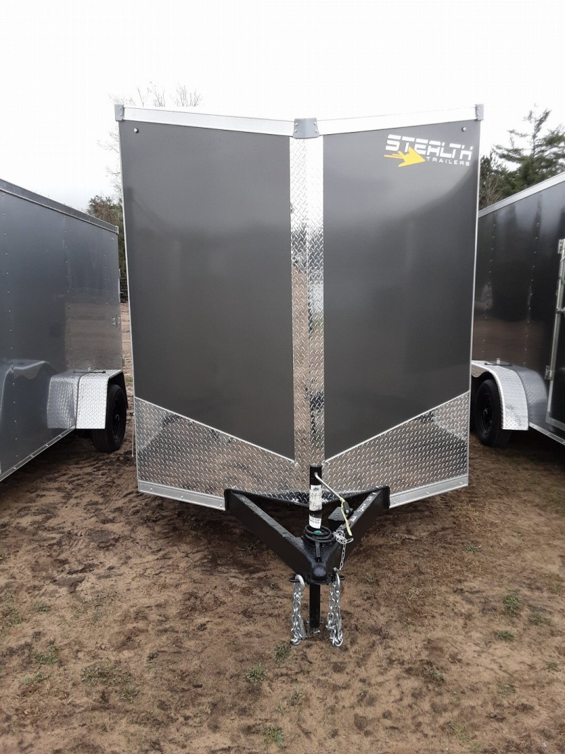 New 2026 Stealth Trailers STEALTH 7X14 W/RAMP CHARCOAL Cargo / Enclosed ...