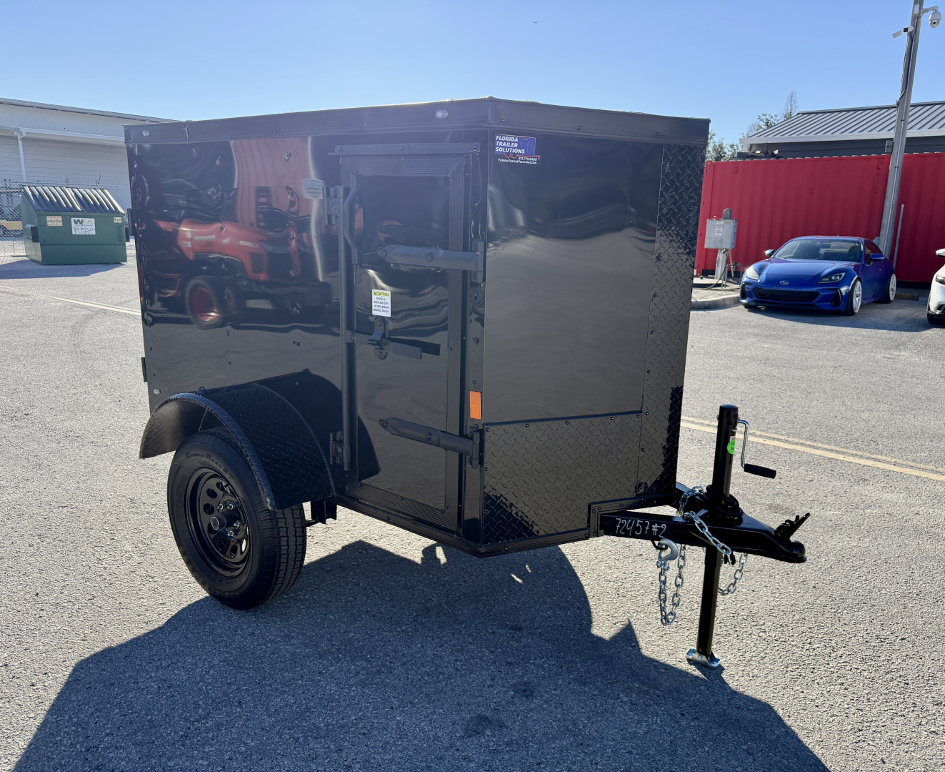 New 2026 Rock Solid Cargo 4x6 2K Single Swing Door Cargo / Enclosed ...