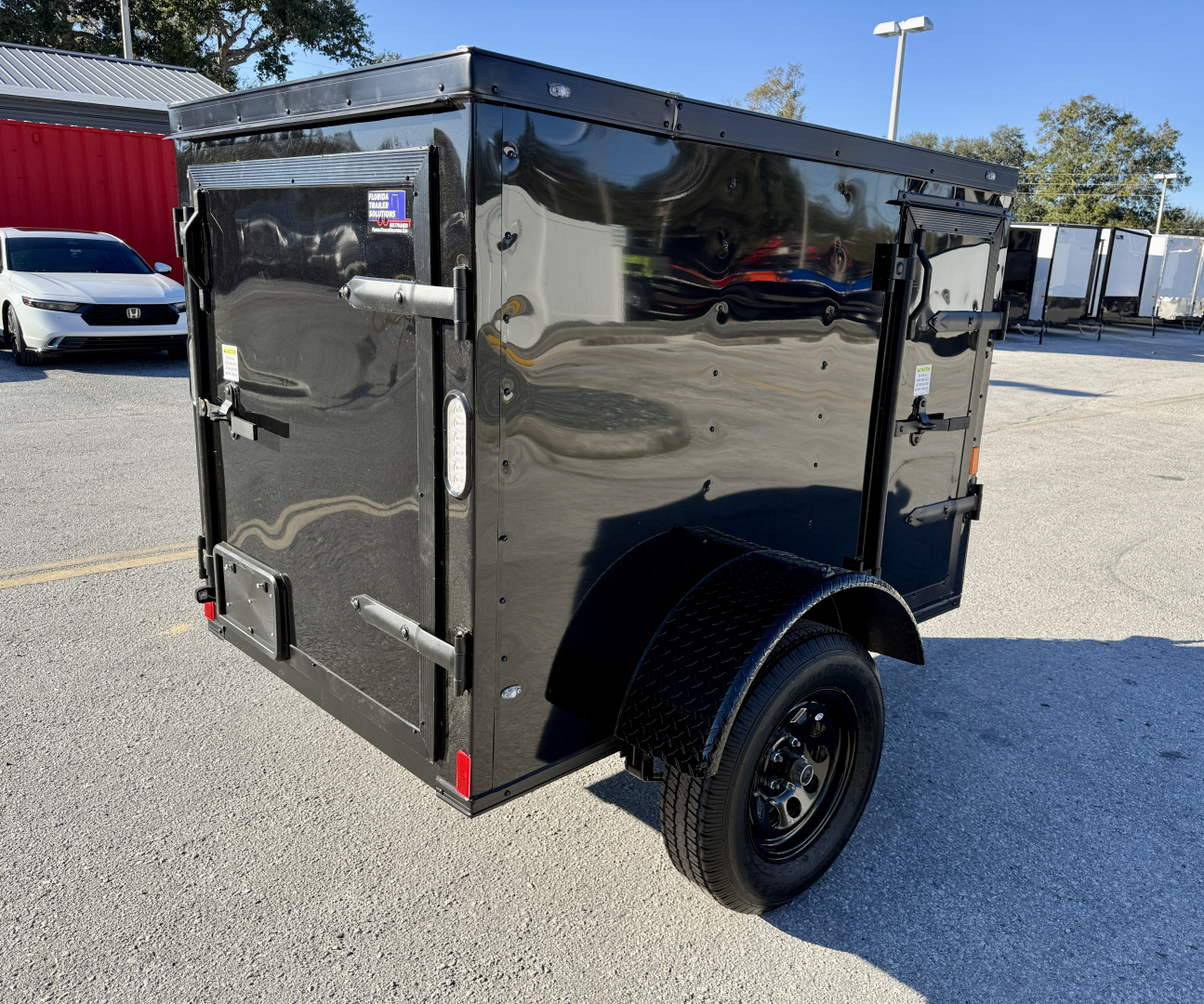 New 2026 Rock Solid Cargo 4x6 2K Single Swing Door Cargo / Enclosed ...