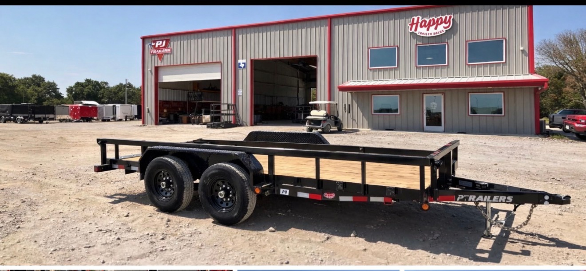 New 2026 PJ 83"x16' Angle Pipetop Trailer – P8 for sale in Ferris, TX