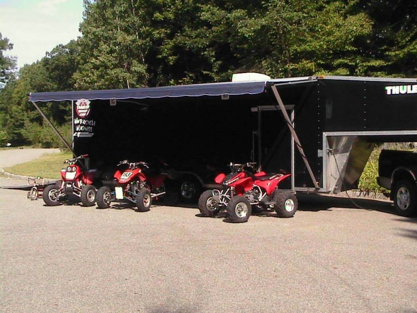 New SAMPLE / Neil's ENCLOSED Gooseneck up fitted for ATV, and dirt bike ...