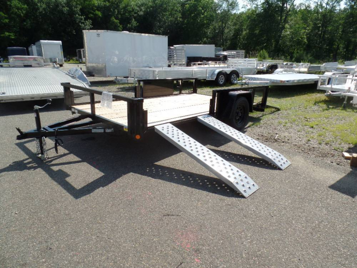 New SAMPLE / Neil's ENCLOSED Gooseneck up fitted for ATV, and dirt bike ...