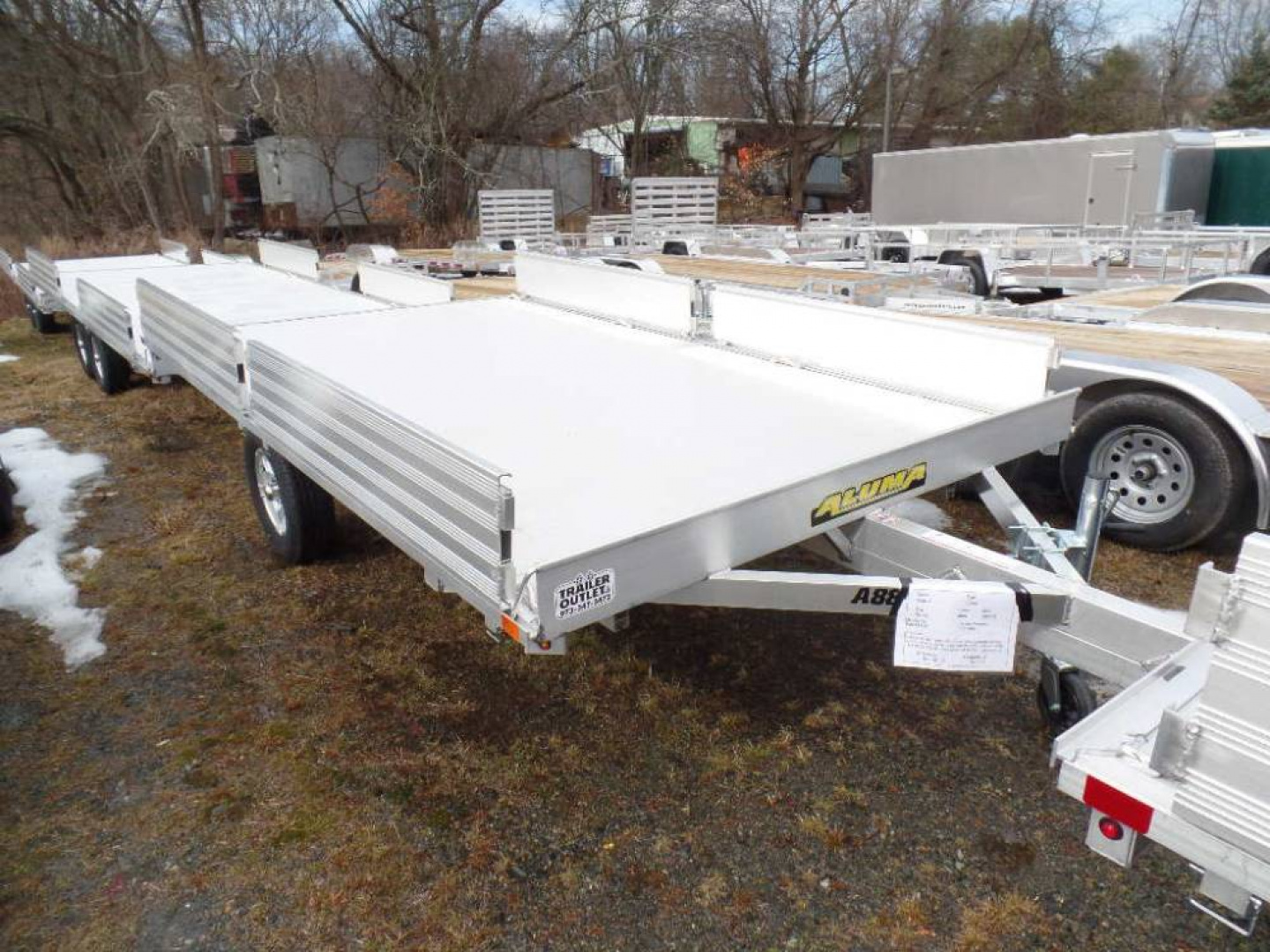 New SAMPLE / Neil's ENCLOSED Gooseneck up fitted for ATV, and dirt bike ...