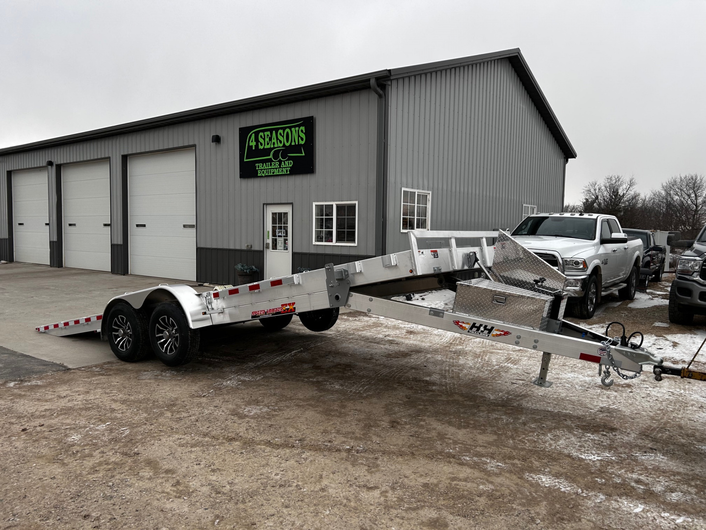 New 2026 H&H Trailers 82"x22' Aluminum Speed loader EX Power tilt 9.9k ...