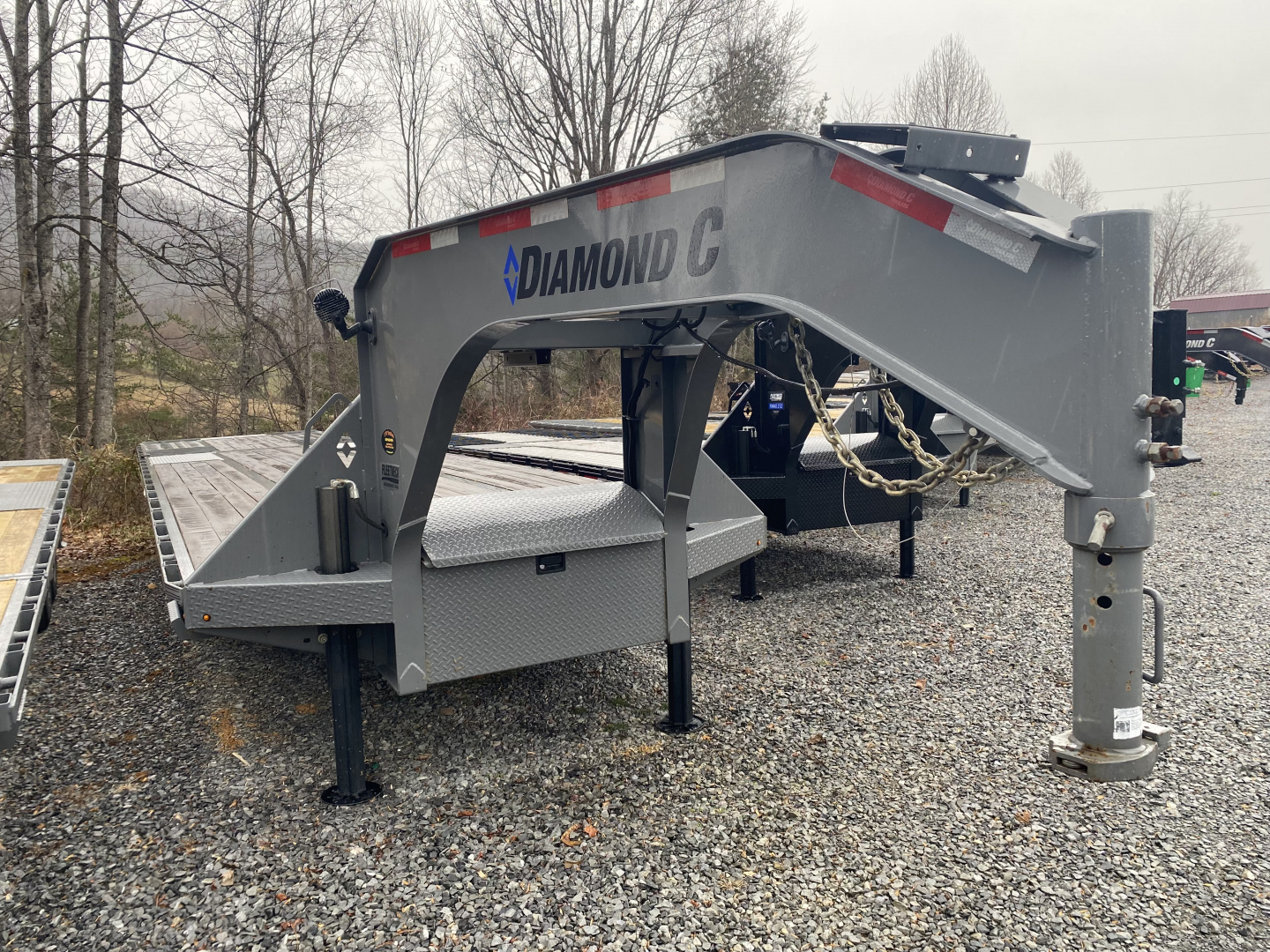 Used 2024 Diamond C FMAX212 gooseneck Trailer 40’ disc brakes hydro ...