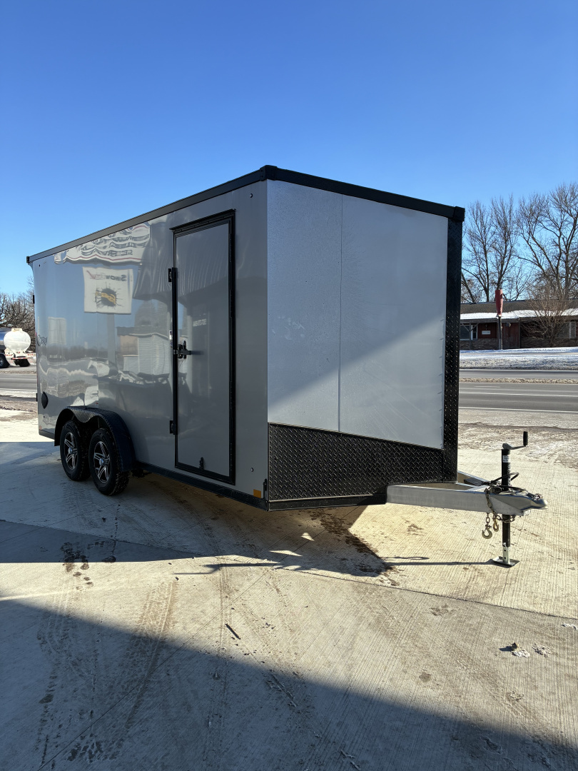 New 2026 7.5x16 Stealth Cobra Aluminum Cargo / Enclosed Trailer for ...