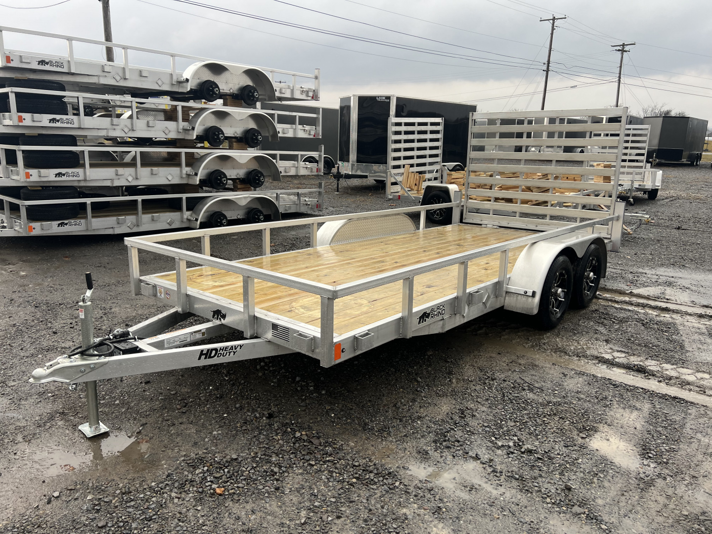 New 2026 Black Rhino 7X14 7K Aluminum Deck Utility Trailer for sale in ...