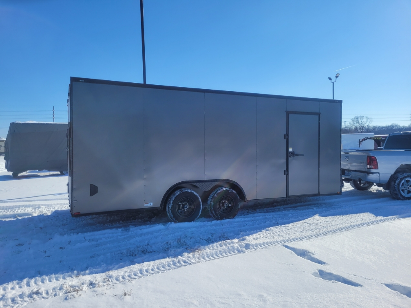 New 2026 Quality Cargo 8.5x20 TA, 7' interior height, 52k axles, .080 ...