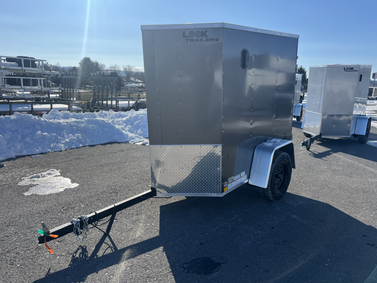 New 2026 Look Trailers 4x6 3K RAMP DOOR Cargo / Enclosed Trailer for ...
