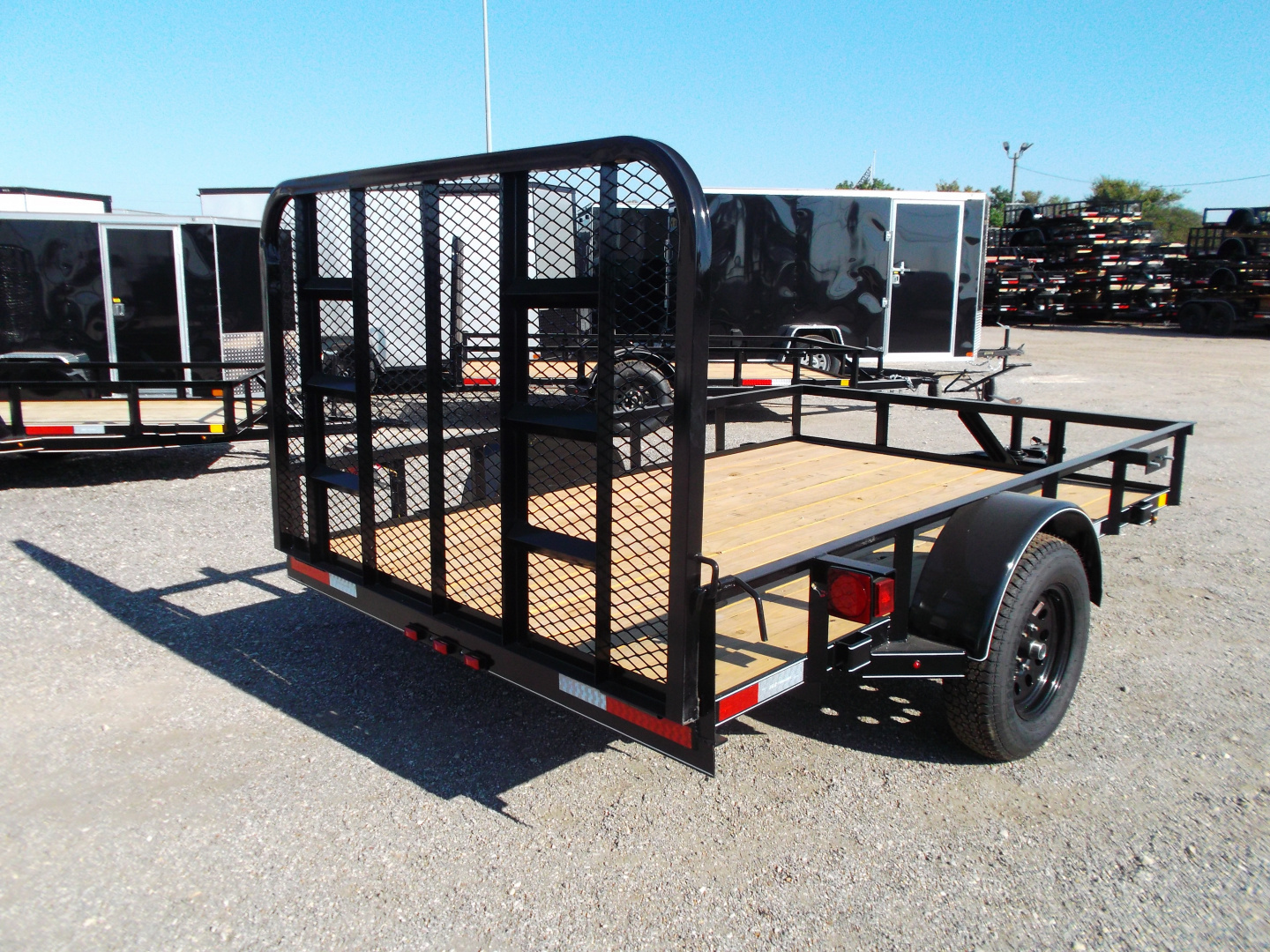 New 2026 J&C Trailers 77x10 Single Axle Utility Trailer / C-Channel ...