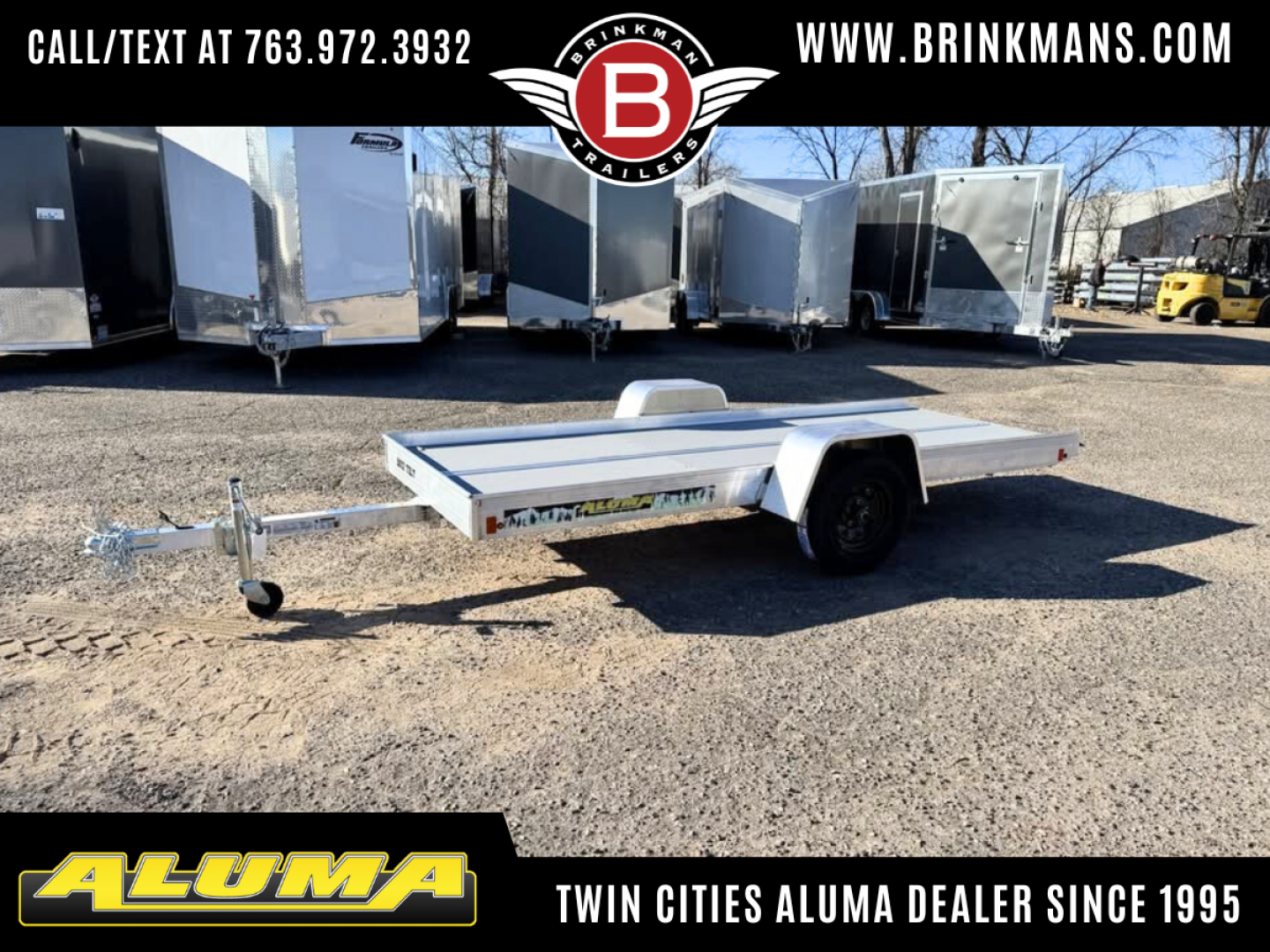 New 2027 Aluma 50X12 TILT Snowmobile Trailer for sale in Delano, MN