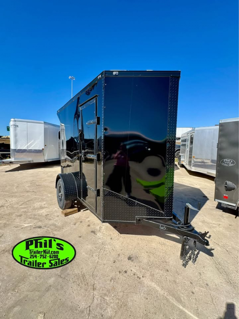 New 5X8 Cargo / Enclosed Trailer ALUMINUM WHEEL UPGRADE! EXTRA HEIGHT 6 ...