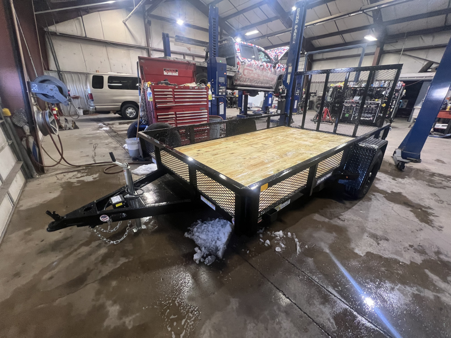 New 2026 Sure-Trac 7x12 5K Mesh Side Utility Trailer for sale in Muncy, PA