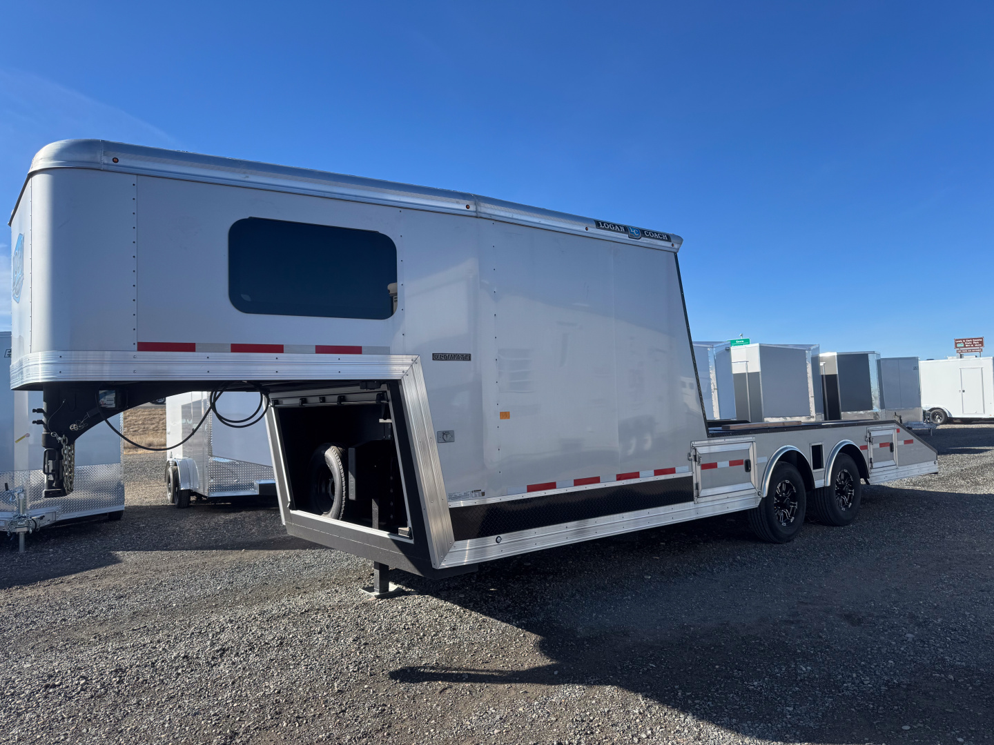 New 2025 Logan Coach 18' ULTIMATE CRAWLER HAULER ATV Trailer for sale ...