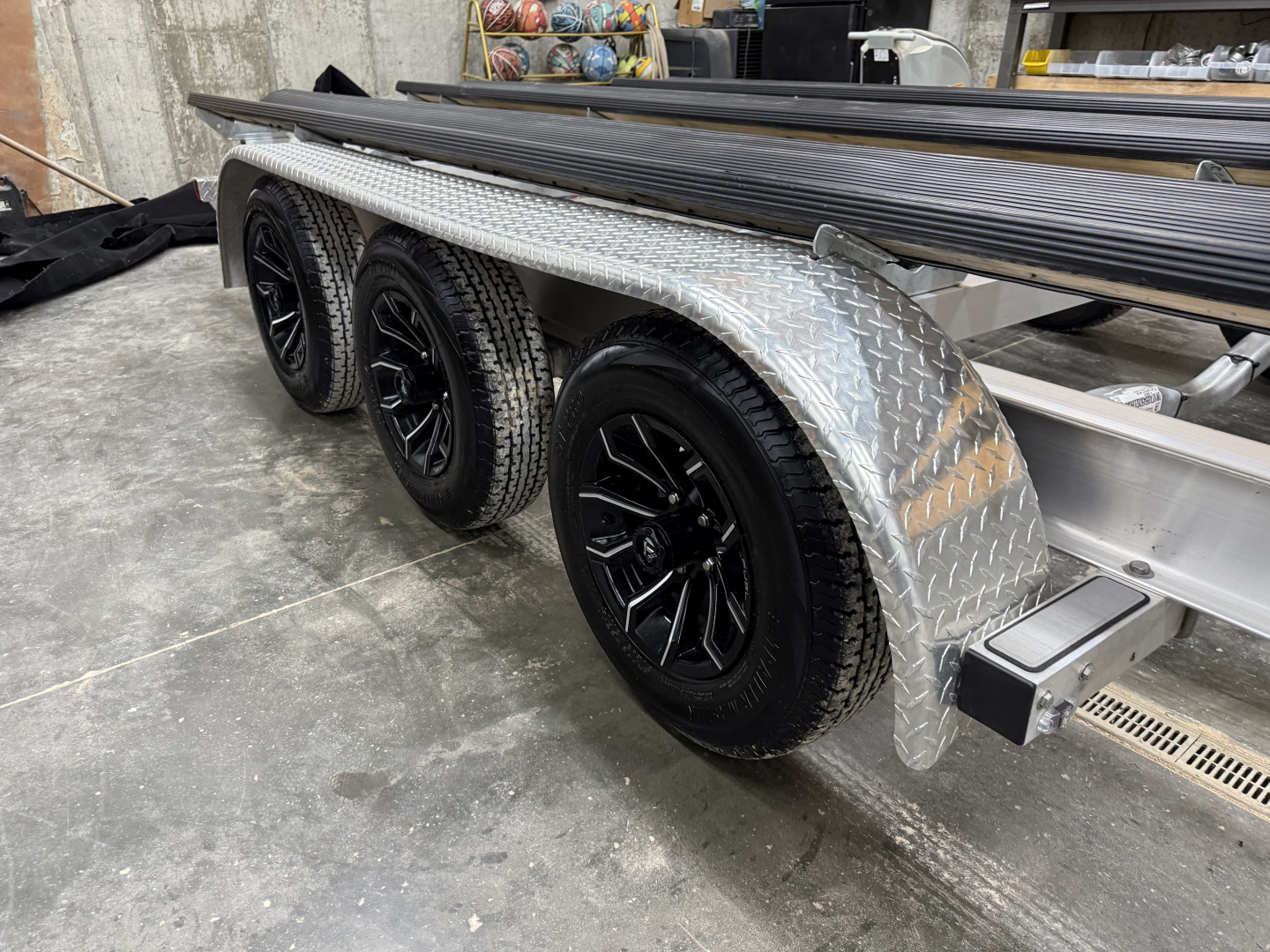 New 2026 WaterMade Boat Trailers Custom AP24TT-10.5 TriToon Pontoon ...