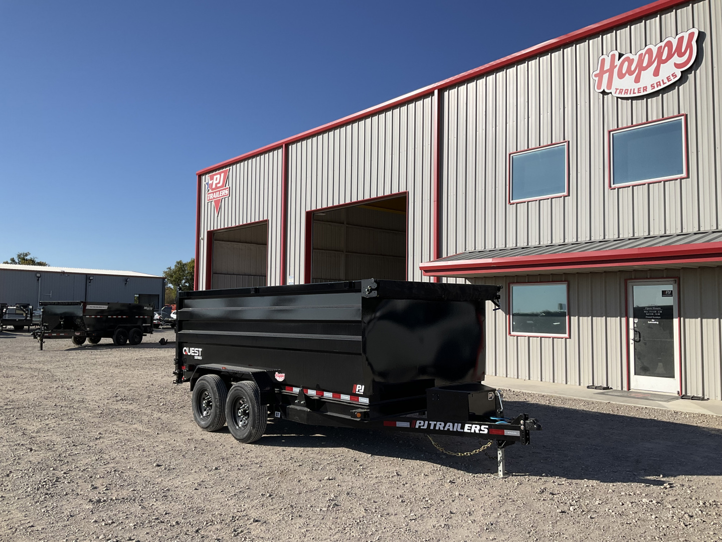 New 2026 PJ 83"x14' GN Tandem Axle Low Pro Telescopic Dump w/ 48" Sides ...