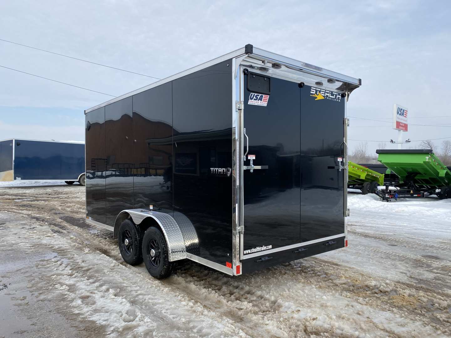 New 2026 Stealth Trailers Titan 7x16 GVWR 10K w/Ramp Door & 7ft Height ...