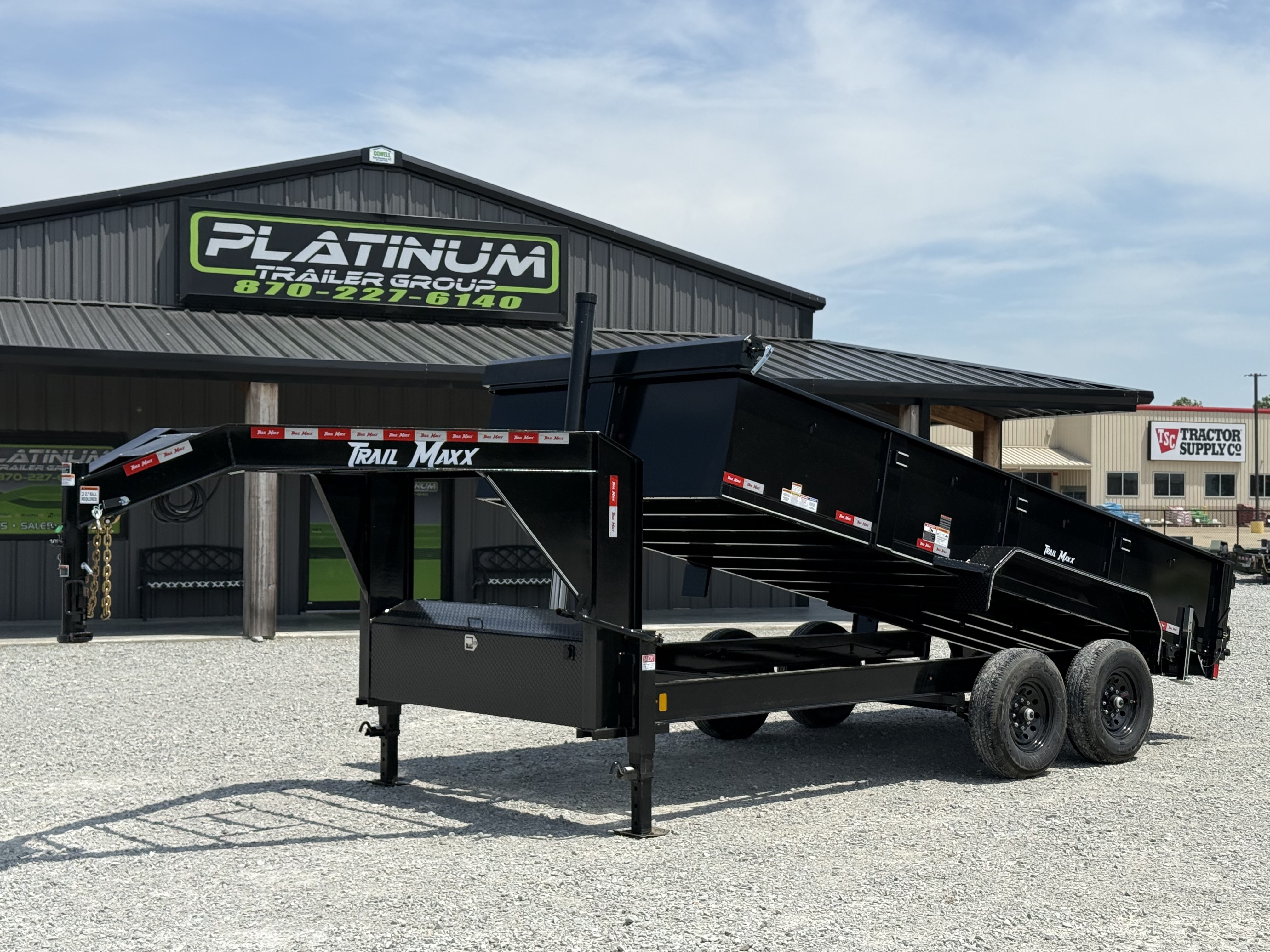 New 2026 Trail Maxx 83X16X2 GOOSENECK TELESCOPIC W/REAR STABILIZER ...